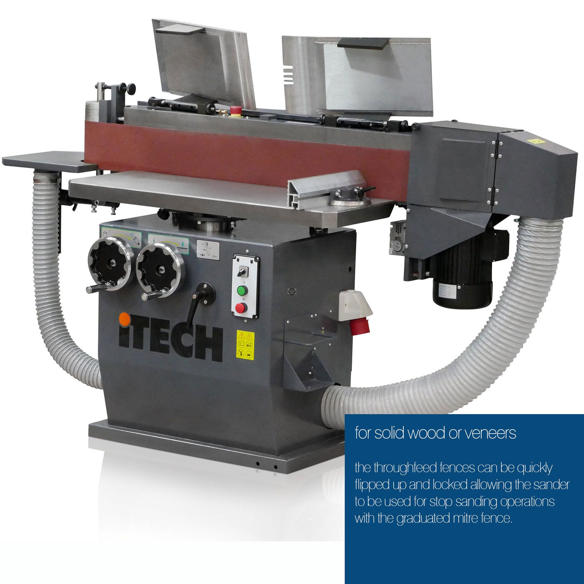 ITECH BS8 UNIVERSAL EDGE SANDER 3PH – Aries Duct Fix Ltd.